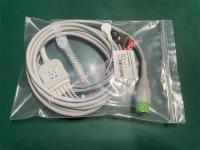 China ECG Leadset 5 Leadset with One Piece Fixed Design and AHA Color-Coding for Hospital ICU Clinic for sale