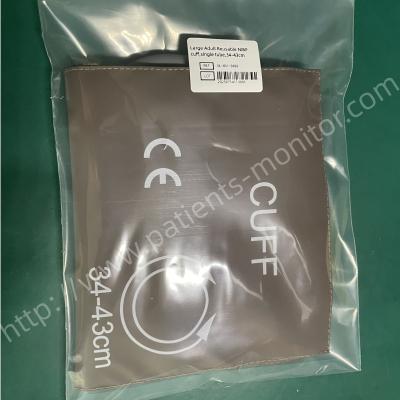 China Reusable NIBP Cuff 34-43cm Large Adult Blood Pressure Cuff with Single Tube for Hospital or Home Use for sale