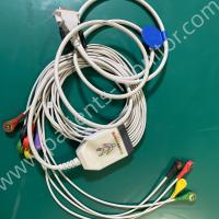 China Mortara ELI250 ECG EKG Machine ECG Cable 10 Lead 15pin Connector Snap Head Medical Accessories for sale