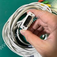 China Mortara ELI250 ECG EKG Machine ECG Cable 10 Lead 15pin Connector Snap Head Medical Accessories for sale