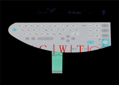 China 28*6cm ECG Replacement Parts Repair GE MAC 1200ST ECG Keyboard Membrane for sale