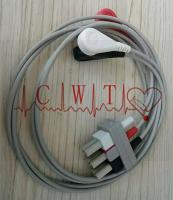 China PHiliph ECG Machine Parts MP20 Patient Monitor 3 Lead Cable for sale