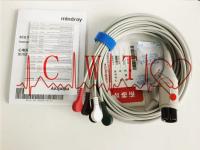 China 6 Pin 5 / Lead Ecg Lead Wires , EA6151B Button Type Defibrillator Accessories for sale