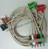 China PHiliph Cbl Shielded Adult 5 lead grabbers safety AAMI clips M1623A In Good Working Order Medical Device for sale
