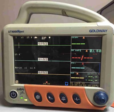 China Goldway UT4000Apro Used Patient Monitor With 12.1 Inch TFT Display for sale