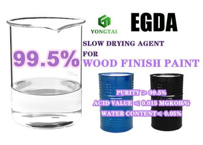 China 99.5% High Purity EGDA Ethylene Glycol Diacetate CAS 111-55-7 220kg Odorless Slow Drying Solvent for Acrylic Coatings for sale