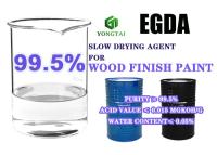 China 99.5% Purity Odorless EGDA Ethylene Glycol Diacetate 220kg Paint Thinner for Wood Furniture for sale