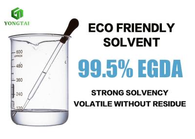 China Transparent Industrial Eco Inkjet Solvent Colorless EGDA 99.5% No Odor Ethylene Glycol Diacetate CAS 111-55-7 for sale