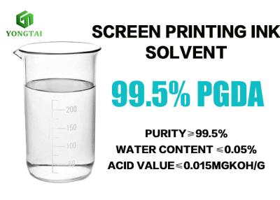 China Transparent Thinner PGDA For Screen Printing Ink Solvent Plastisol Ink RoHS for sale