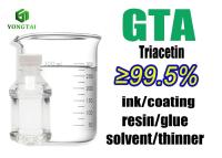 China 99.5% GTA Triacetin CAS 102 76 1 E1518 Clear Liquid Good Plasticizing Effect for sale