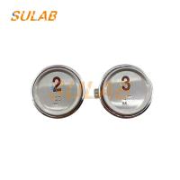 China Sigma Elevator Lop Cop Button Round Push Button With Braille for sale