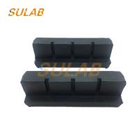 China Kone Elevator Spare Parts Rubber Guide Insert Slide Guide Shoes 130*10mm 130*16mm for sale