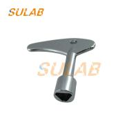 China Elevator Lift Spare Parts Stainless Steel Triangle Door Lock Key Contact for sale
