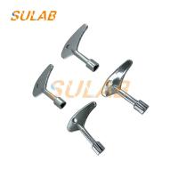 China Elevator Lift Spare Parts Stainless Steel Triangle Door Lock Key Contact for sale