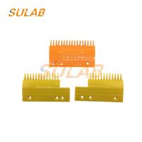 China Hyundai Escalator Spare Parts Yellow Plastic Comb Plate S655B6 for sale