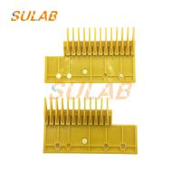 China Hyundai Escalator Spare Parts Yellow Plastic Comb Plate S655B6 for sale