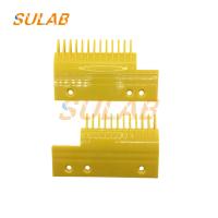 China Hyundai Escalator Spare Parts Yellow Plastic Comb Plate S655B6 for sale