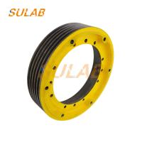 China SULAB Cast Iron Elevator Wheel Rollers Main Traction Sheave In Elevator for sale