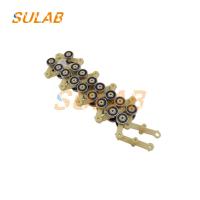 China Escalator Handrail Chain Single Fork Double Fork Slewing Chain 17 19 21 24 Links for sale