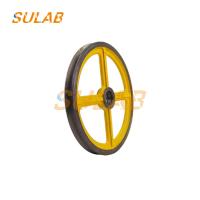 China Otis Elevator Wheel Roller Over Speed Governor Pulley Tension Wheel Roller 250 240 6201 for sale