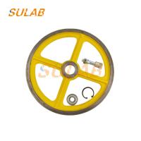 China Otis Elevator Wheel Roller Over Speed Governor Pulley Tension Wheel Roller 250 240 6201 for sale