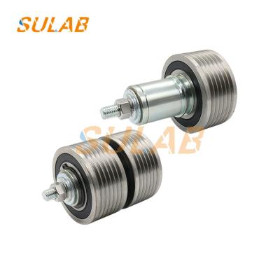 China 3300 3600 Elevator Traction Roller Steel Belt Pulley Roller Wheel 57613299 for sale