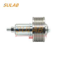 China 3300 3600 Elevator Traction Roller Steel Belt Pulley Roller Wheel 57613299 for sale