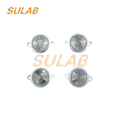 China Kone Elevator Lift Lop Cop Stainless Steel Push Buttons 863233H03 With Ear for sale