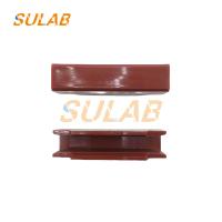 China Mitsubishi Kone Otis Elevator Spare Parts Guide Rail Shoes 120mm 10mm 16mm for sale