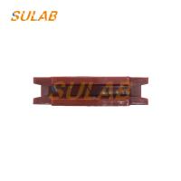 China Mitsubishi Kone Otis Elevator Spare Parts Guide Rail Shoes 120mm 10mm 16mm for sale