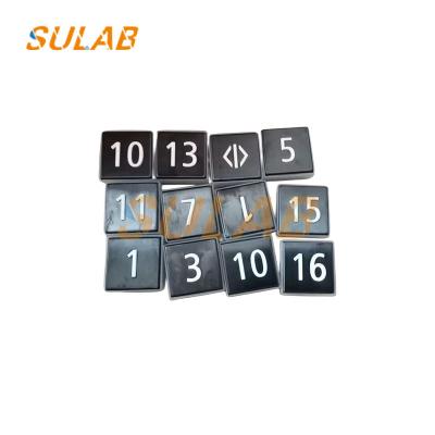 China 3300 3600 5500 Elevator Lop Hop Cop Square Push Button Cover Without Braille for sale