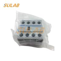 China Elevator Spare Parts LA1-DN22 F4-22 2NO+2NC Auxiliary Contact Block For CJX2 LC1-D AC Contactor 4 Poles for sale