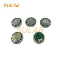 China SJEC Elevator Lift Spare Parts Round Push Button J103025002E NY20043356H01 A4N18639 for sale