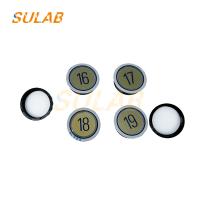 China Elevator Push Button with Stainless Steel Faceplate 24V DC IP54 Rated for Elevator Call Buttons for sale