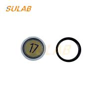 China Elevator Push Button with Stainless Steel Faceplate 24V DC IP54 Rated for Elevator Call Buttons for sale