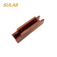 China High Wear Resistance Low Friction Coefficient Shock Absorption Elevator Counterweight Guide Shoe Lining Elevator Spare Parts for sale