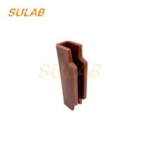 China High Wear Resistance Low Friction Coefficient Shock Absorption Elevator Counterweight Guide Shoe Lining Elevator Spare Parts for sale