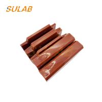 China High Wear Resistance Low Friction Coefficient Shock Absorption Elevator Counterweight Guide Shoe Lining Elevator Spare Parts for sale