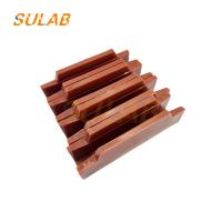 China High Wear Resistance Low Friction Coefficient Shock Absorption Elevator Counterweight Guide Shoe Lining Elevator Spare Parts for sale