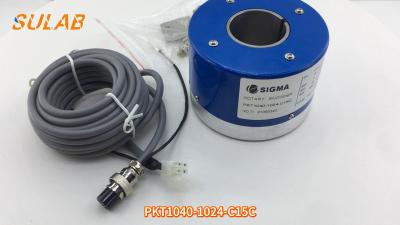 China SIGMA PKT1040-1024-C15C Hollow-Shaft Incremental Encoder with 1024 PPR and 40 mm Hollow Shaft for Elevator Traction Motor for sale