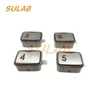 China Sigma MTD265 Rectangular Push Button for LG/XIZI OTIS Elevator with Braille Legend and 3-Pin Plug-in for sale