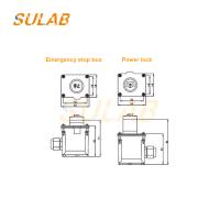 China SULAB TAYEELA42 Model Escalator Switch Box with Safety Circuit Construction and Maintenance Key Switch for sale