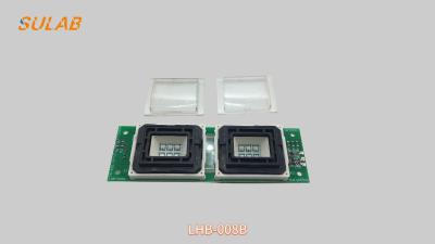 China MITSUBISHI Elevator Square Push Button with Silver Alloy Contacts & LED Indication for GPS-II Series LHB-008B for sale
