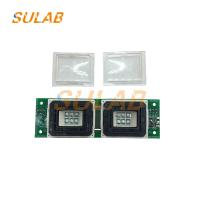 China MITSUBISHI Elevator Square Push Button with Silver Alloy Contacts & LED Indication for GPS-II Series LHB-008B for sale