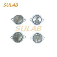China KONE Elevator Round Push Button With LED Backlight For LOP & COP 32mm Mounting Hole Stainless Steel Faceplate for sale
