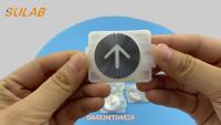 China MITSUBISHI Elevator 35mm Stainless Steel Face Push Button DC24V LED For Car Hall Call Spare Part DA482 MTD482A for sale