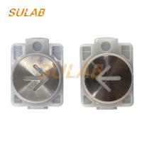 China MITSUBISHI Elevator 35mm Stainless Steel Face Push Button DC24V LED For Car Hall Call Spare Part DA482 MTD482A for sale