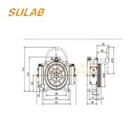 China Elevator Main Unit Motor Montanaly Traction Machine MCK200 300 500 Series Full Series Custom-made Original Factory Direct Supply for sale