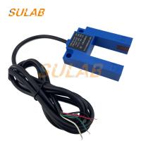China U-type Elevator Leveling Sensor Photoelectric Switch with PNP NPN Dual Output DC24V for Floor Position Detection for sale