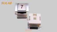 China SIGMA MTD142 Square Elevator Button with Stainless Steel Face and DC24V LED for COP and Hall Landing Call for sale